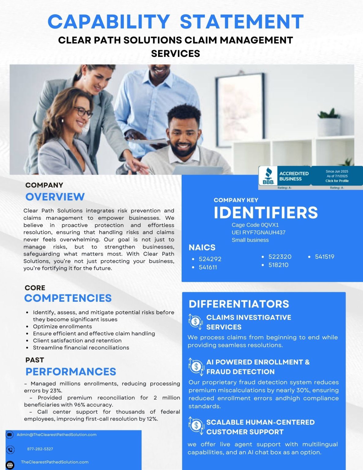 Capability Statement – Clear Path Solutions